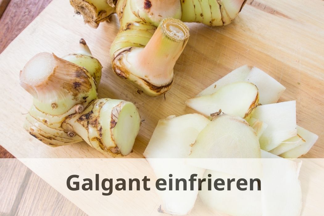 Galgant problemlos einfrieren: So geht's! | Einfrieren Tipps