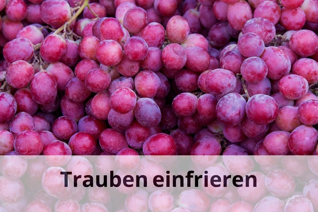 Trauben einfrieren: wichtige Tipps und Hinweise | Einfrieren Tipps