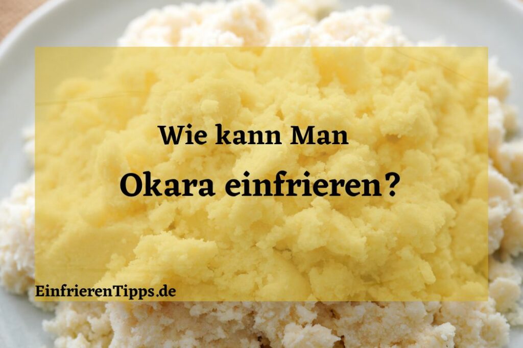 Okara für später: 🥄 So einfach einfrieren! | Einfrieren Tipps