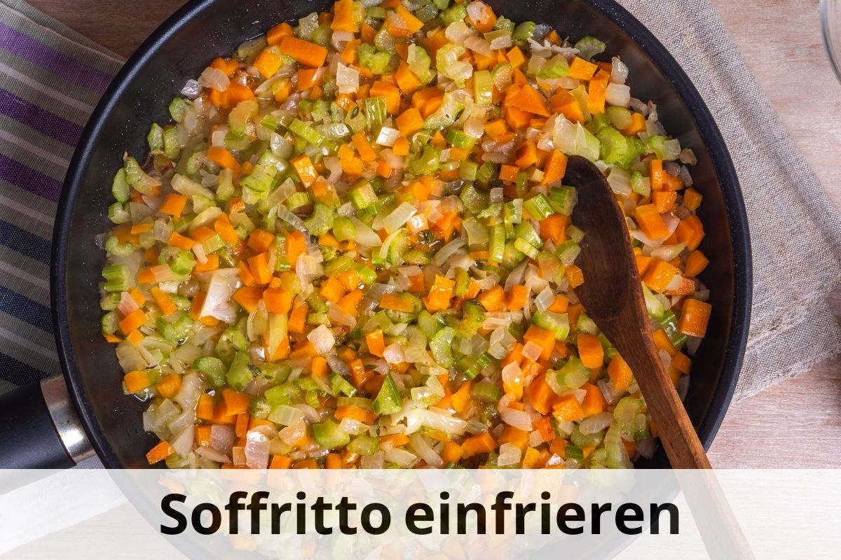 Immer bereit fürs Kochen: Soffritto einfrieren 🍲 ️ | Einfrieren Tipps
